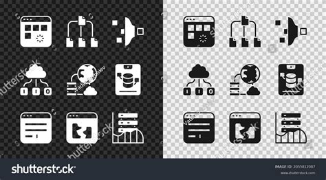 Set Loading Data Window Folder Tree Stock Vector Royalty Free 2055812087 Shutterstock