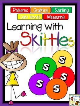 Learning With Skittles Graphing Patterns Sorting Skittles