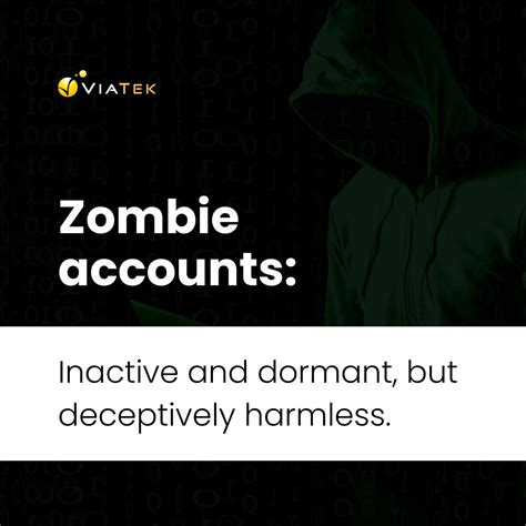 Viatek On Linkedin Zombieaccounts Cybersecurity Datasecurity
