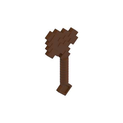 Lego Reddish Brown Pixelated Axe 18788 Brick Owl Lego Marketplace