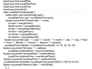 15 DateTime API Ppt