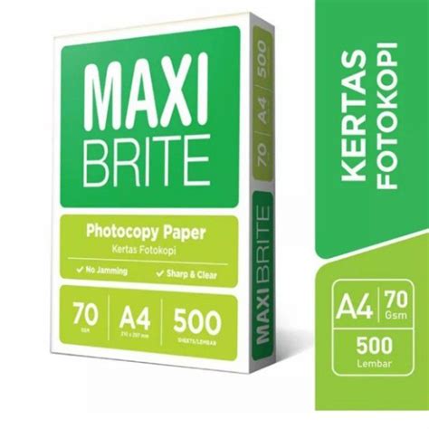 Kertas HVS Maxi Brite A4 70 Gsm