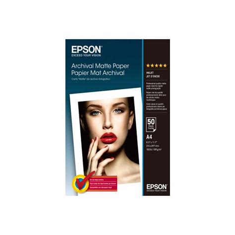 EPSON Archival Matt Paper A4 S041342 InkJet 189g 50 Blatt, CHF 21.91