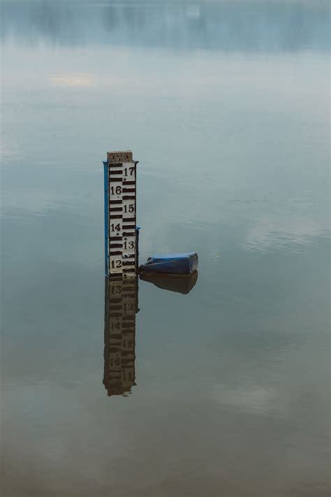 Free Picture Water Level Gauge Measuring Flood Level