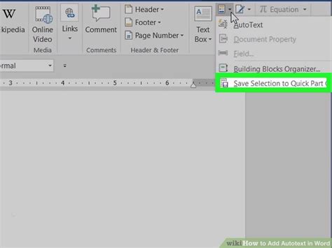 How To Add Autotext In Word Steps With Pictures WikiHow