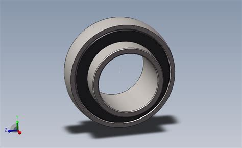 原始轴承座及外球面轴承外球面轴承uc211solidworks 2015模型图纸下载 懒石网