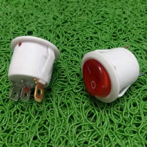 3pcs White Black Color 3 Pin Kcd1 Rocker Switches Ac 250v 10a 3pin On