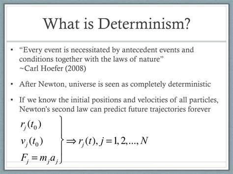 PPT A View Of The World Based On Science Determinism PowerPoint Presentation ID