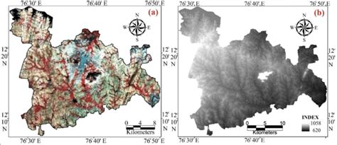 A Irs 1d Panliss Iii Satellite Image B Aster G Dem Image Of Download Scientific Diagram