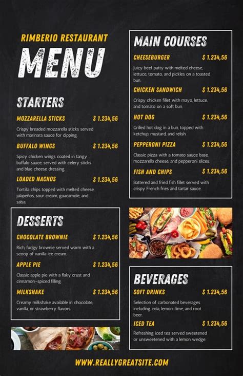 Customize 19731 Menus Templates Online Canva