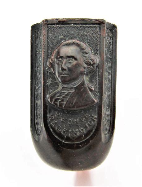 General George Washington Gutta Percha Pipe Civil War Artifacts For