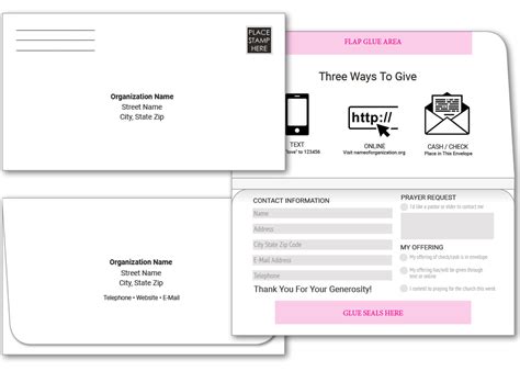 Remit Envelope Template