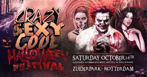 Crazy Sexy Cool Halloween Tickets And Line Up 27 Oktober Zuiderpark