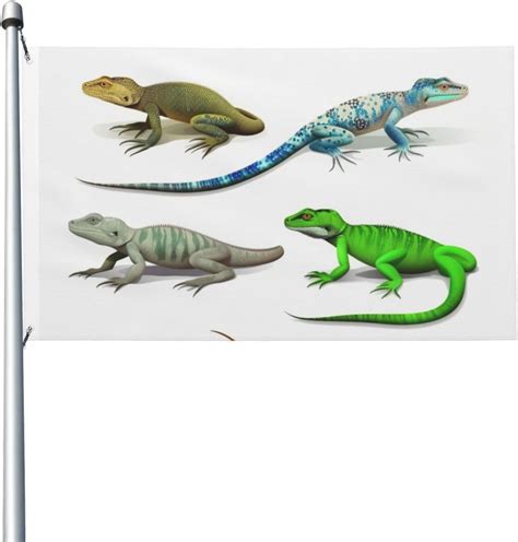 Different Types Of Lizard Flag 4x6 Ft Flags For Outside Funny Banner