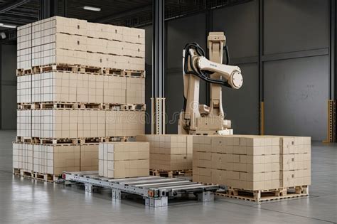 Palletizer Robot Stock Illustrations 56 Palletizer Robot Stock