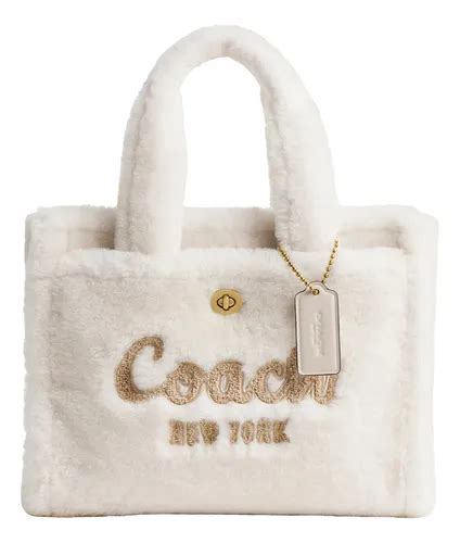 Sacola Coach Cargo Tote 26 B4 Chalk Para Mulheres Parcelamento Sem Juros