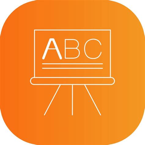 Blackboard Line Gradient Curve Icon 51054470 Vector Art At Vecteezy