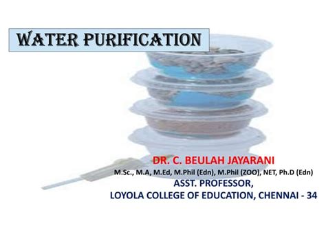 Water Purification Pdf