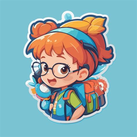 학교 만화 터 프리미엄 Ai 생성 벡터