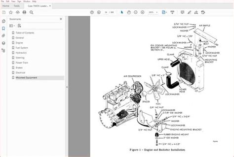 Case 780 Ck Loader Backhoe Service Manual 9 71439 Backhoe