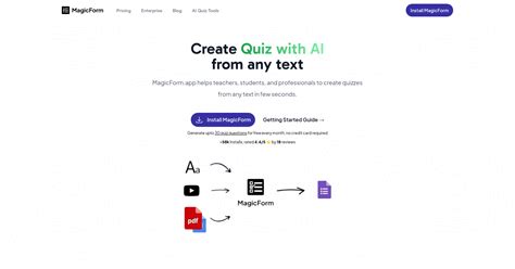 MagicForm App Automated Quiz Creation From Text