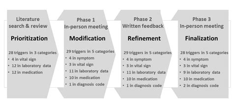 process of developing the drug related ed visit trigger tool dredtt