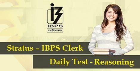 IBPS Clerk Main Reasoning Day 1