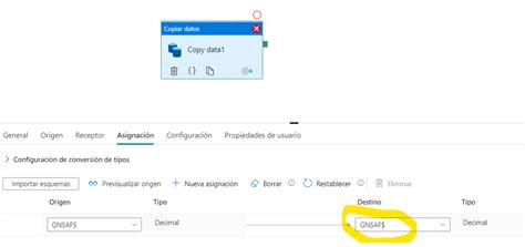 problem with azure data factory copying data with a special character