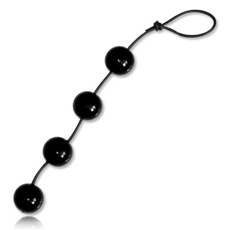 Boules De Geisha Ben Wa Silicone 40mm Noir FGBX140