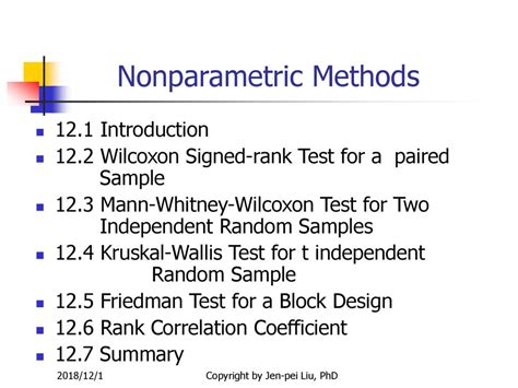 chapter 12 nonparametric methods ppt download
