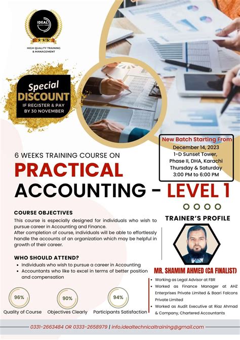 Ideal Technical Training Official On Linkedin Manual Accounting With