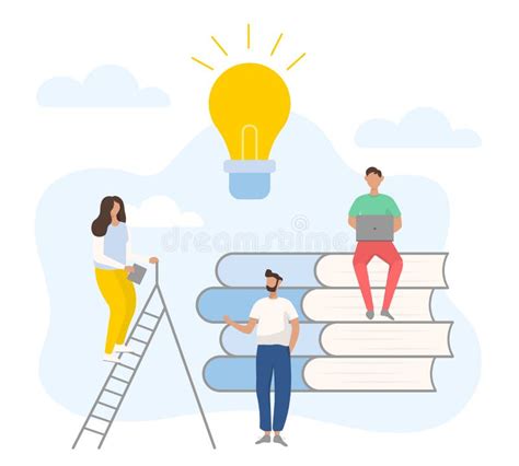 Diverse Team Of People Working Together With Computers Stock Vector
