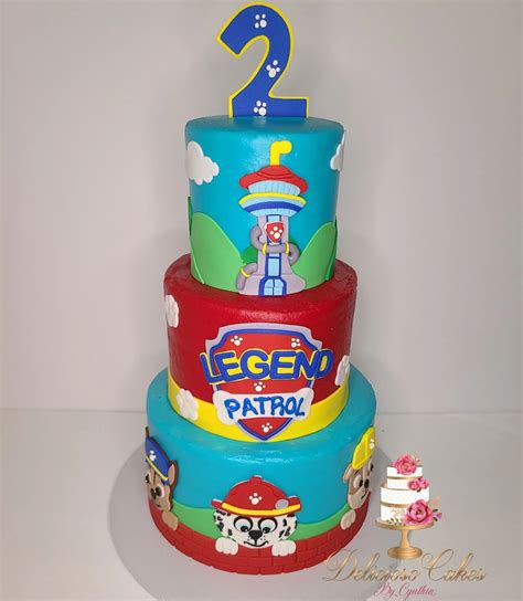 Delicioso Cakes Paw Patrol 3 Tier Cake 😍 Pawpatrolcake Facebook