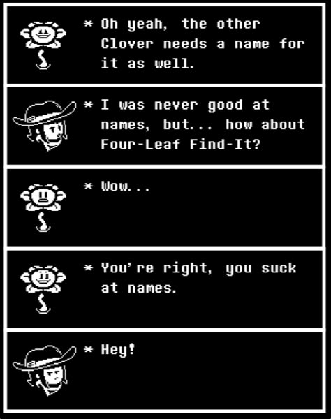 Flowey And Clover Comics 25 Rundertaleyellow