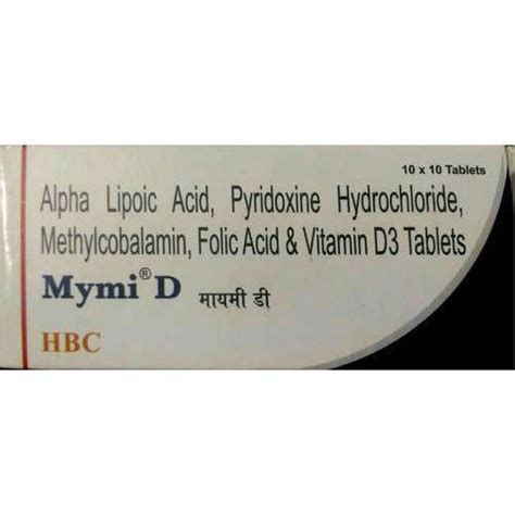 Mymi D Tablet 10 10 Tablet At ₹ 120box In Chennai Id 14894696533