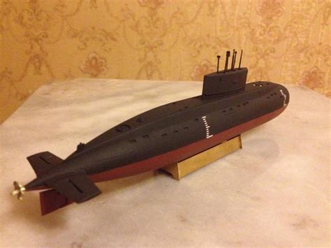1 350 Soviet Russian Kilo Attack Class Submarine Complete Model