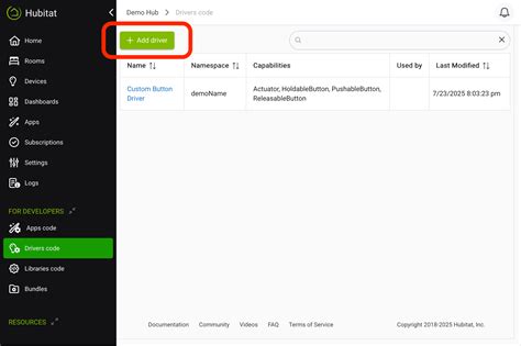 Drivers Code Hubitat Documentation Drivers Code Hubitat Documentation