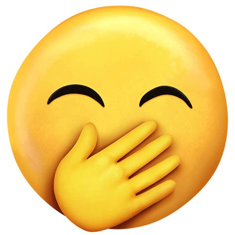🤭 Emoji Face With Hand Over Mouth And Smiling Eyes 🤭🤭🤭