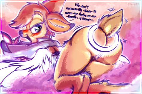 Rule 34 Angel Anus Ascot Ass Blush Bodily Fluids Clitoris Deer Deerie