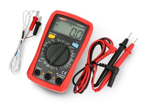 Multimetro Tester Digital Uni T Ut33c Voltaje Corriente Temperatura