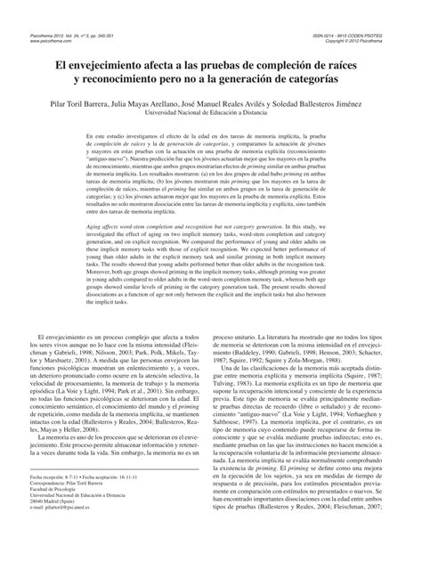 Pdf Aging Affects Word Stem Completion And Recognition But Not