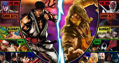 Ryu Vs Scorpion Death Battle Matchup Tier List By Tsuyu1 On Deviantart
