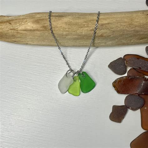 Green Beach Glass Etsy