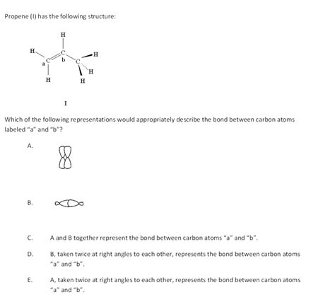 Solved Propane I Has The Following Structure Which Of