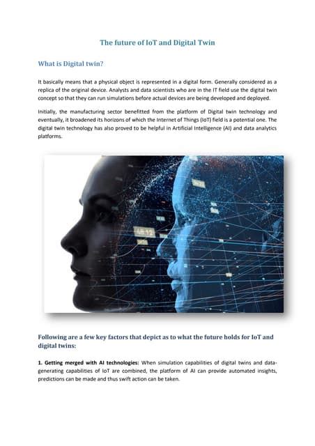 the future of iot and digital twins pdf
