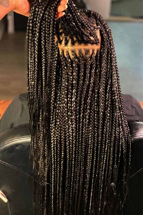 Exploring The Allure Of Small Box Braids For Styling Perfection