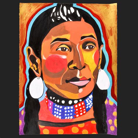 Son Of Chief Poundmaker Mixed Media On Paper Lattimer Gallery