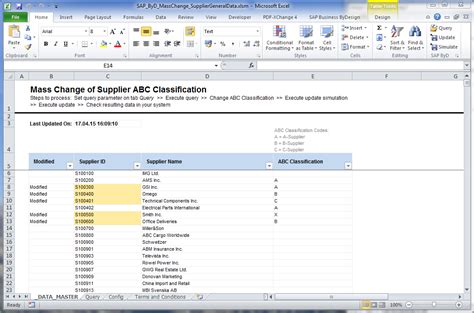 Mass Changes Of ByD Data Using Excel And ByD Web S SAP Community