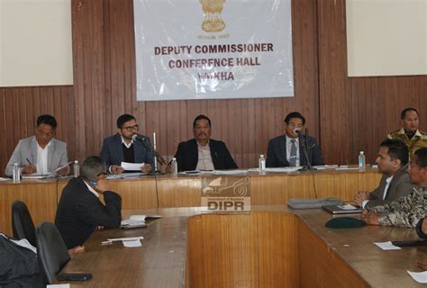 WOKHA DPDB MEETING HELD DIPR Nagaland Department Of Information Public Relations Nagaland