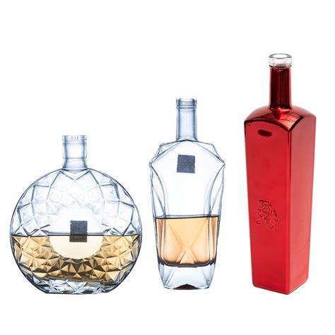 Glass Bottle Supplier Hot Selling Clear Vodka Bottle For 100ml 300ml
